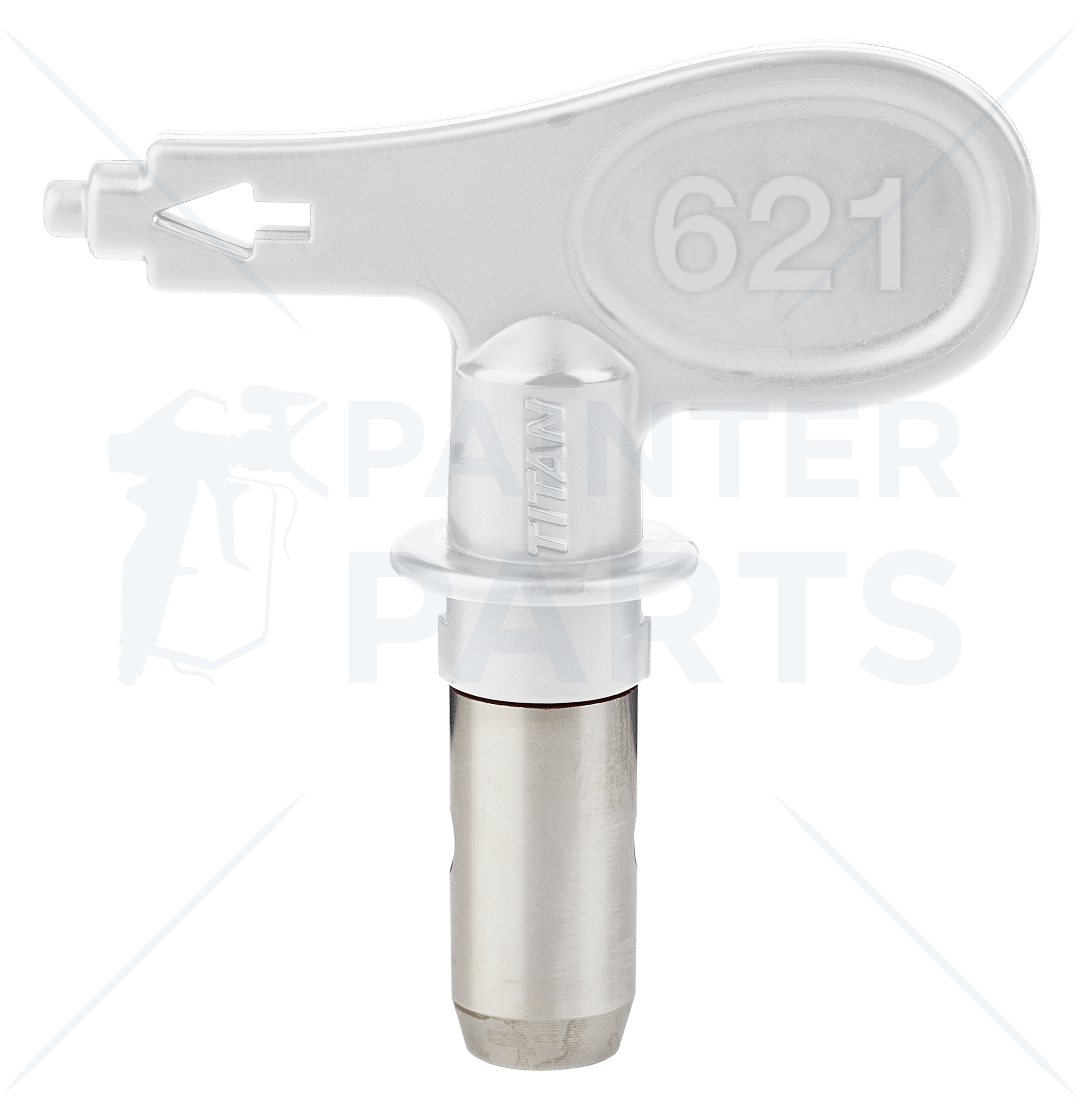 Titan TR1 White Line Striping Reversible Tip 6 inch Fan .021 Orifice ...