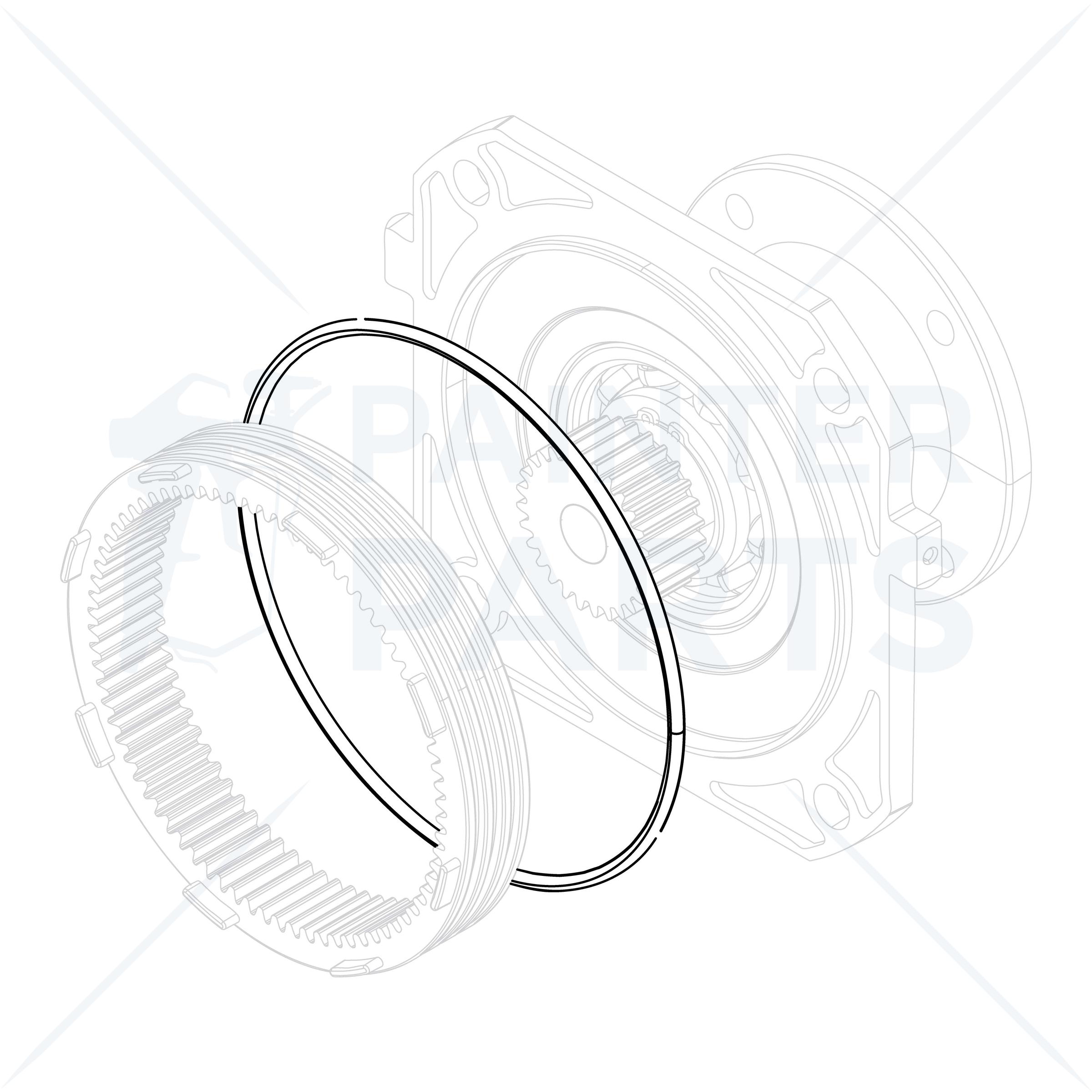 Titan Flange Assembly O-ring - 2337102 | Painter Parts